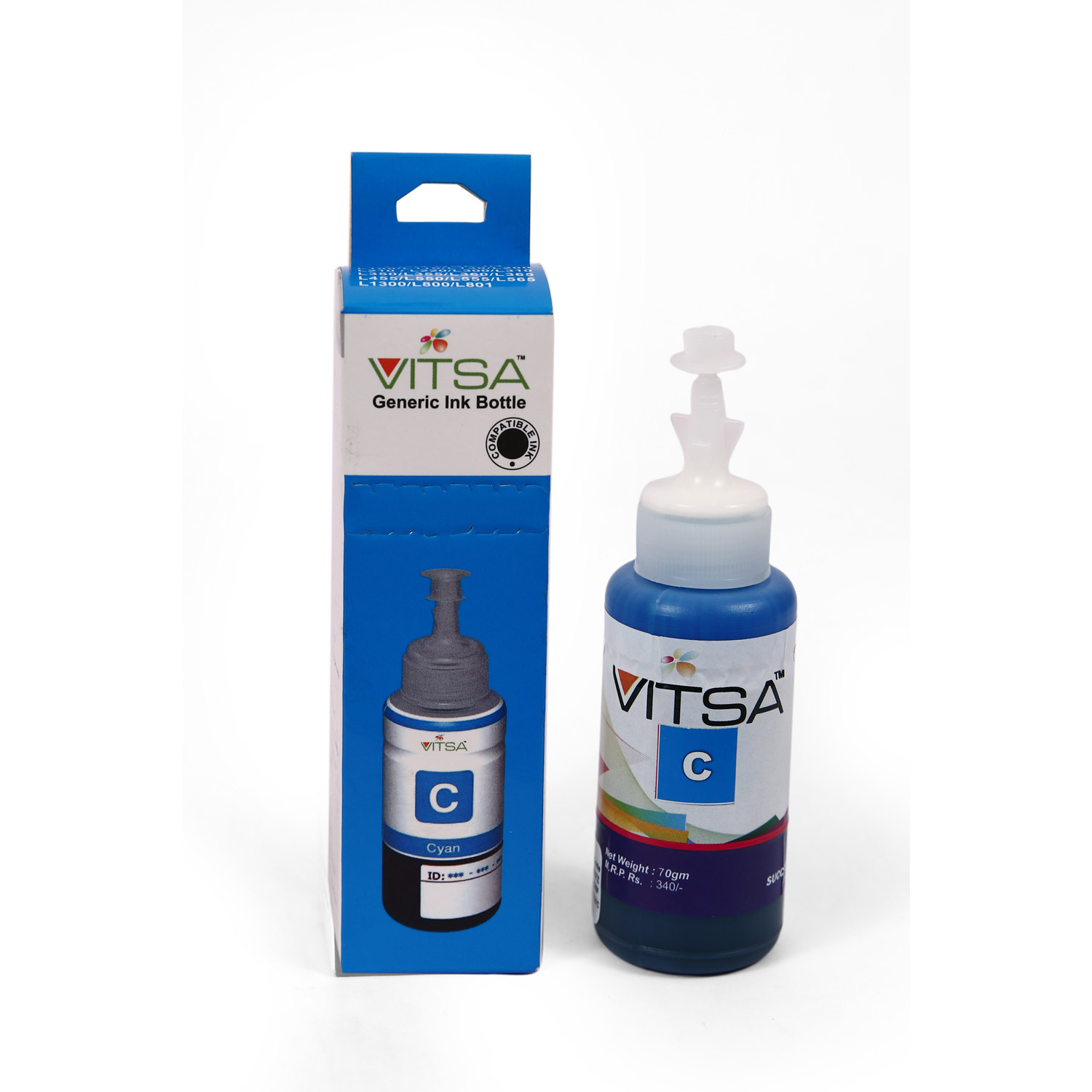 EPSON T664 Ink Compatible for Epson Printers L100, L110, L130, L200 ...