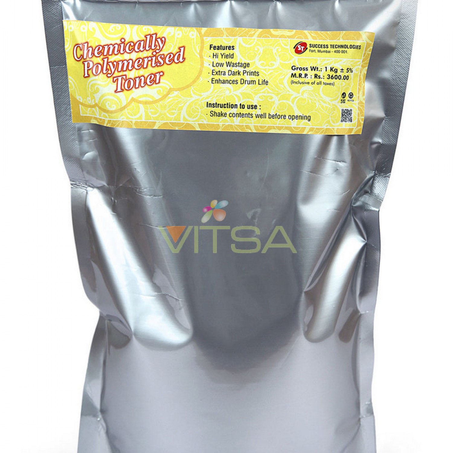 Chemical Colour Toner Power Yellow For Use in HP CP 1215 /CP 1515 / CP ...